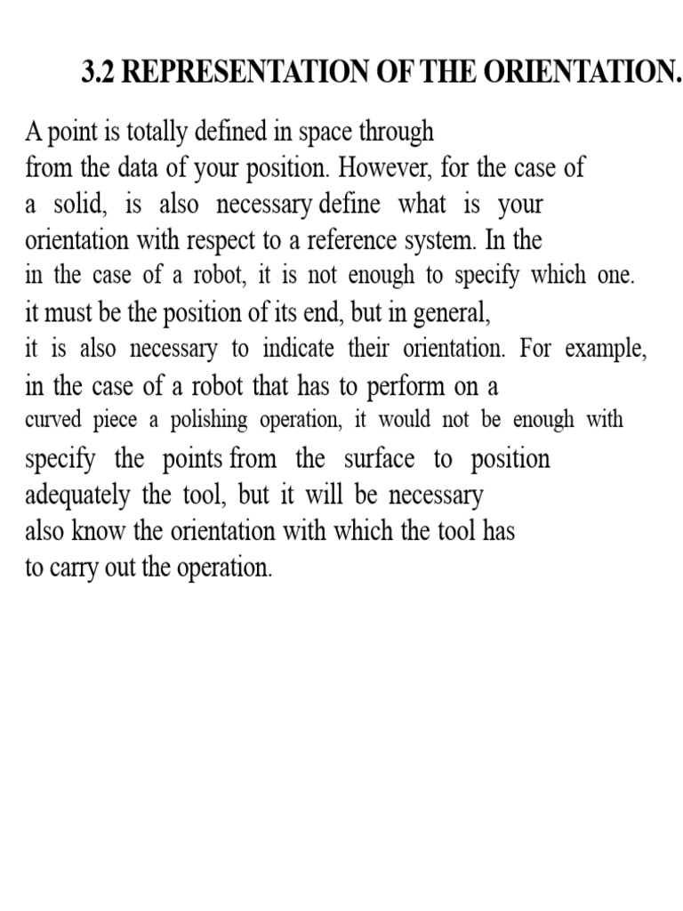 3.2 Representation of Orientation | PDF | Euclidean Vector ...