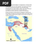 Mapa y Orígenes del Creciente Fértil | PDF | Media Luna Fértil ...