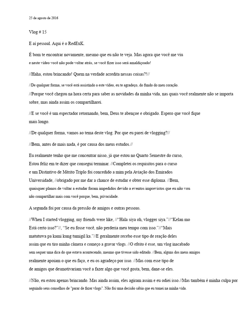 322905674-Roteiro-de-Vlog.docx | PDF | Deus