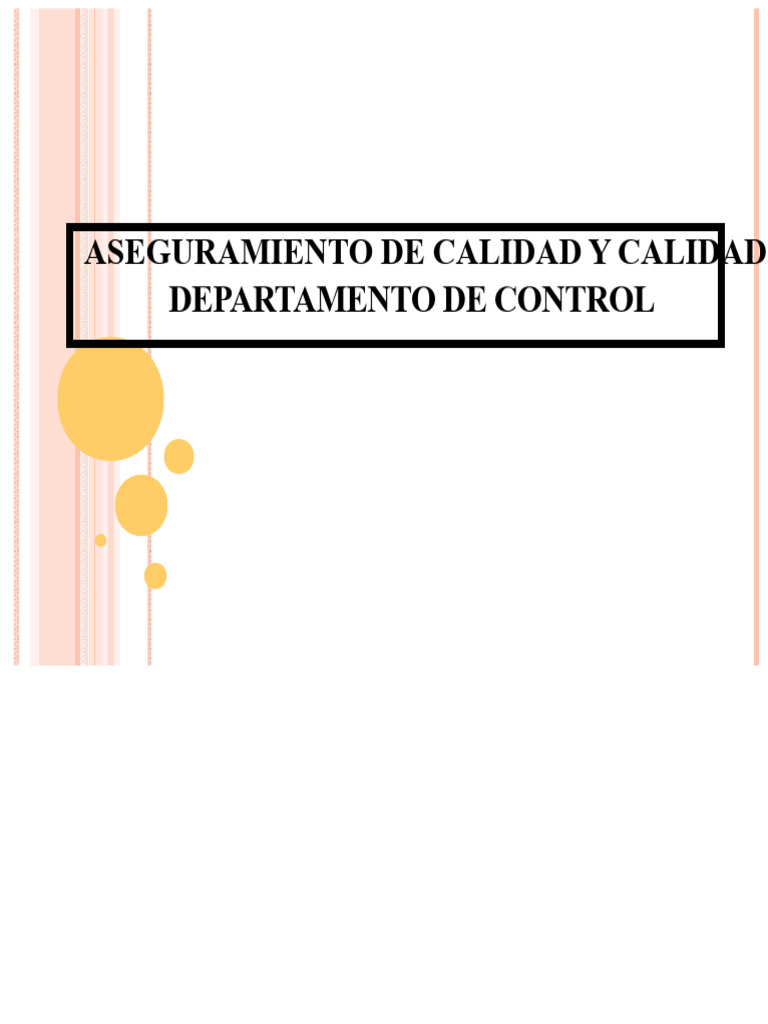 Control y Aseguramiento de Calidad Halal | PDF | Calidad (comercial ...