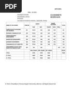 BBA 501 Formula Sheet With Examples | PDF