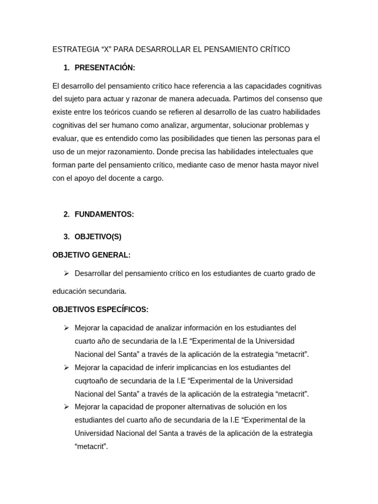 Estrategia Metacrit para Pensamiento Crítico | PDF | Videojuegos ...