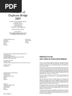 Bridge Scoring Table | PDF