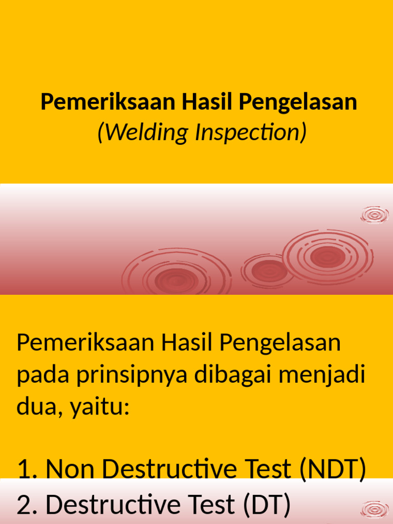 Pemeriksaan Hasil Las | PDF