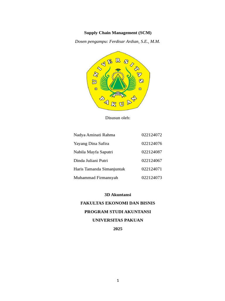 Makalah Kel. 2 SCM (2) | PDF