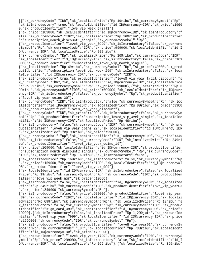 Sk Product List Models | PDF
