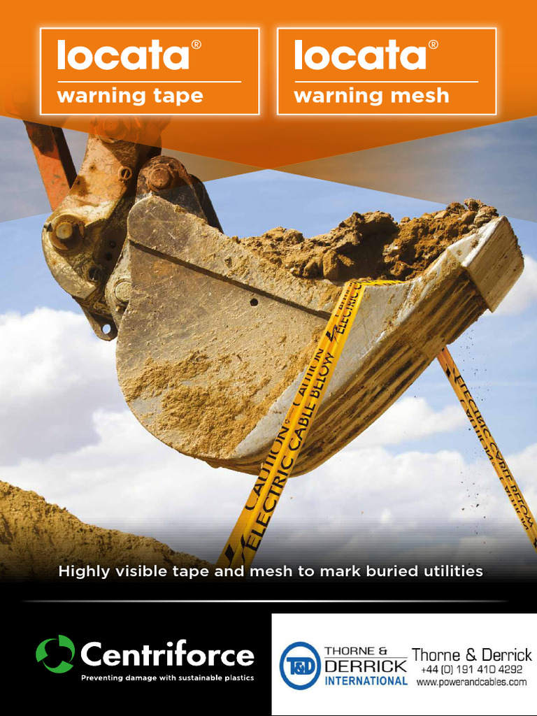 Utility Marking Tape and Mesh Solutions | PDF