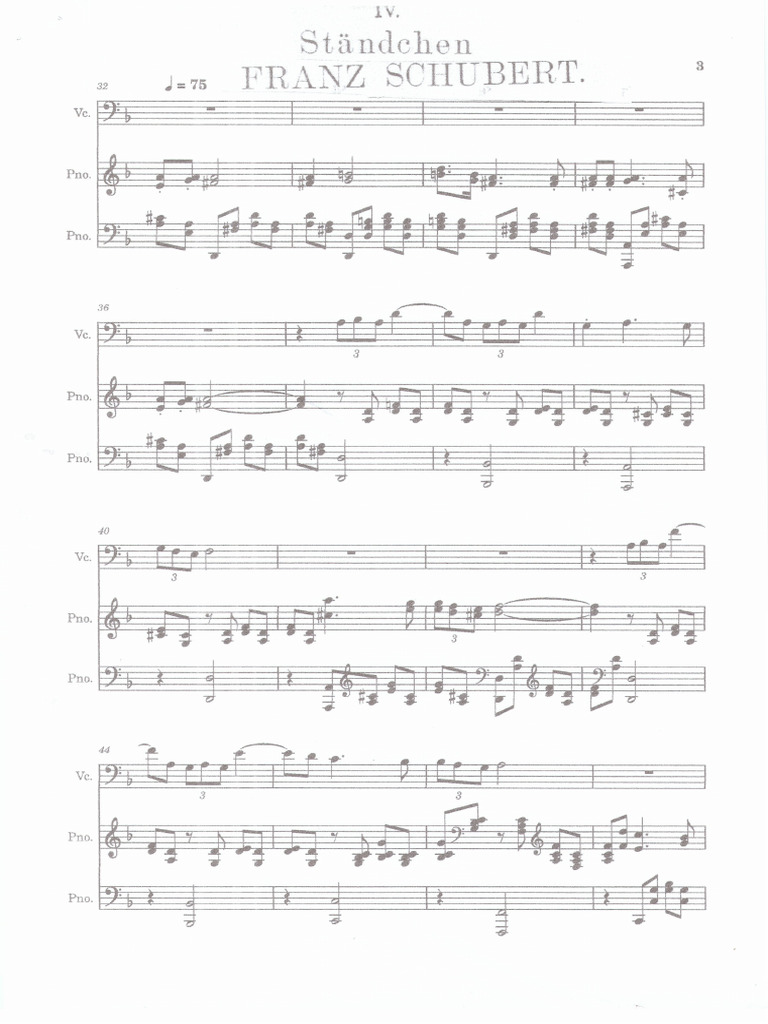 Standchen - Franz Schubert | PDF
