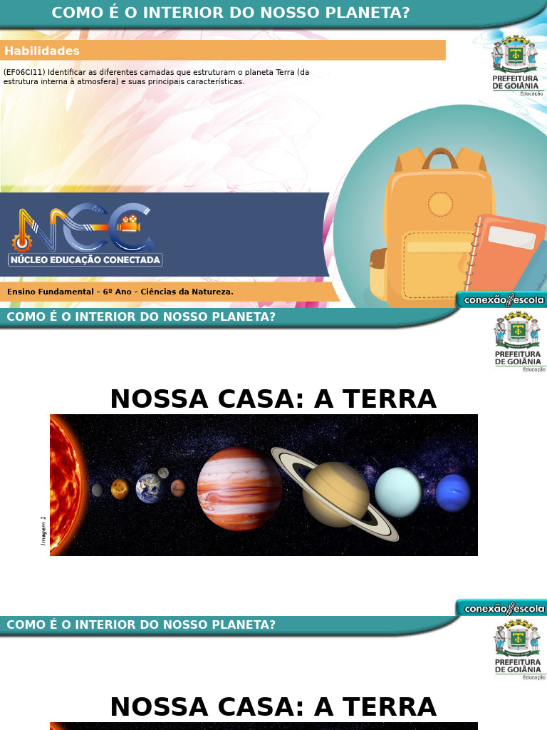 Camadas da Terra - Slides | PDF | Terra | Crosta (Geologia)