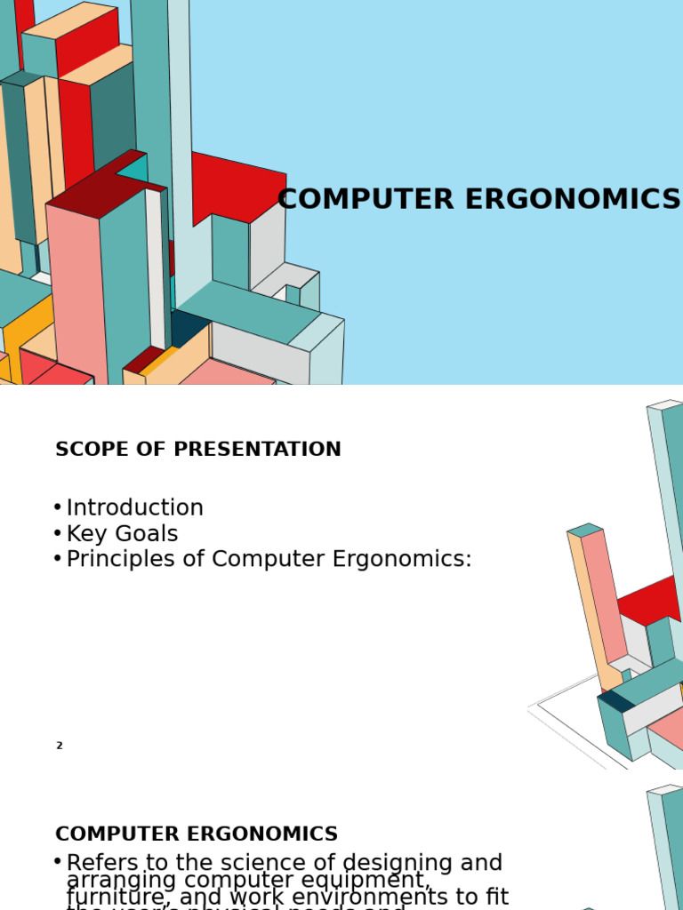 Computer Ergonomics | PDF