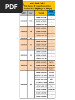CXC 2026 Study Timetable | PDF