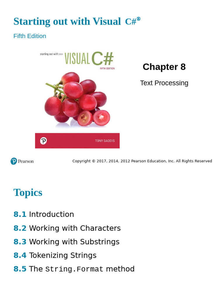 Chapter 08 | PDF | String (Computer Science) | Letter Case