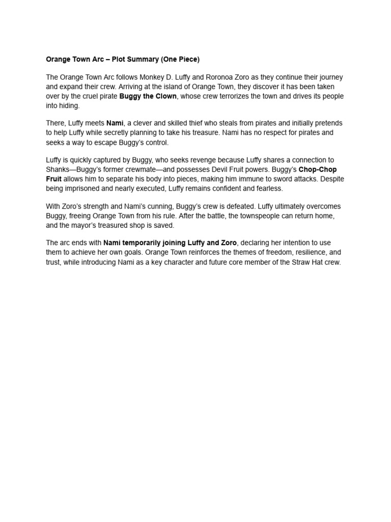 Orange Town | PDF