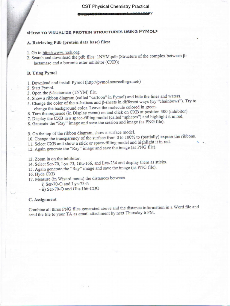 Molecular Graphics_PyMol (MG) | PDF