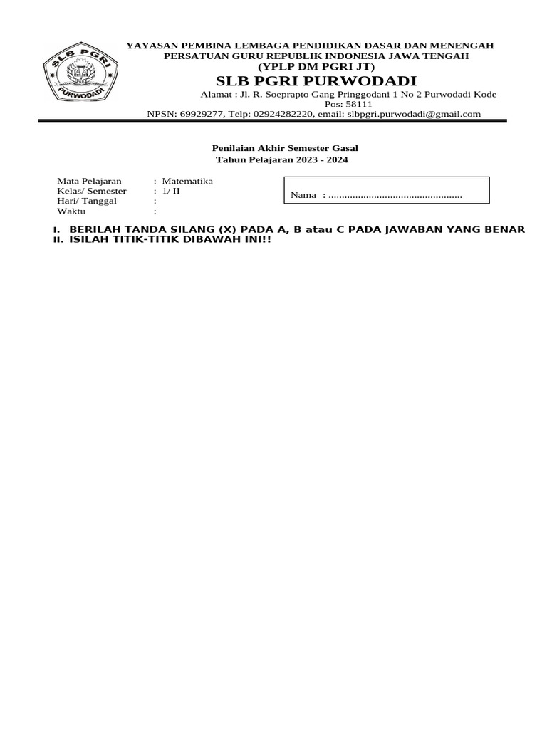 KOP PTS (2) | PDF
