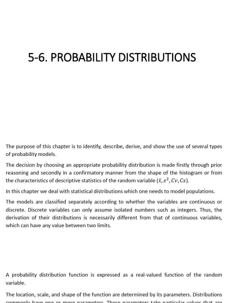 Understanding Discrete Probability Distributions | PDF | Probability ...