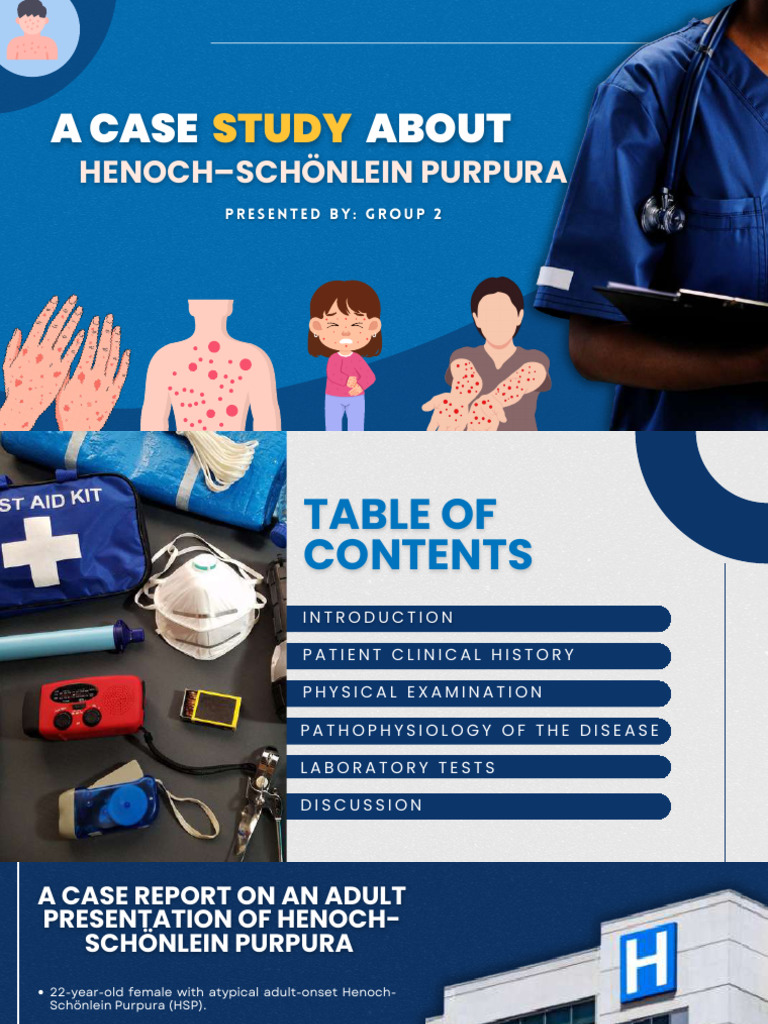 Adult Henoch-Schönlein Purpura Case Study | PDF | C Reactive Protein ...