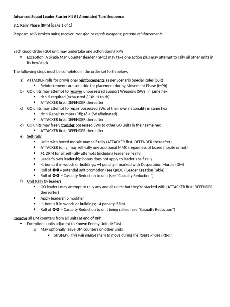 Advanced Squad Leader Starter Kit | PDF | Machine Gun