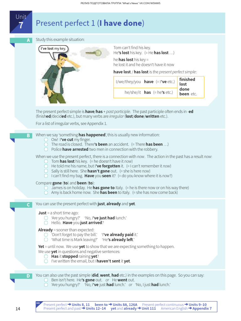 Understanding Present Perfect Tense | PDF | Language Mechanics | Grammar