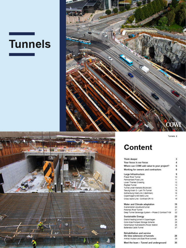 Cowi Tunnel Brochure Final | PDF | Combined Sewer
