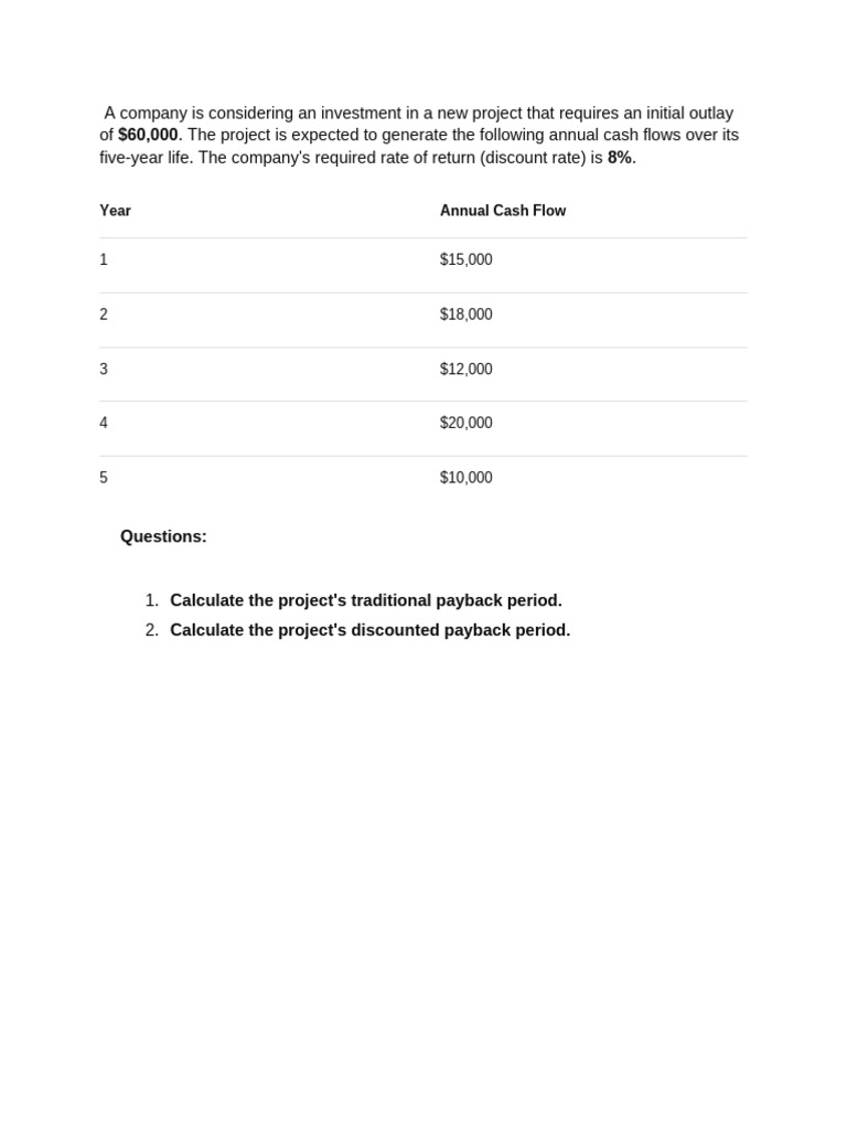 Capotal Budgeting (Math) | PDF