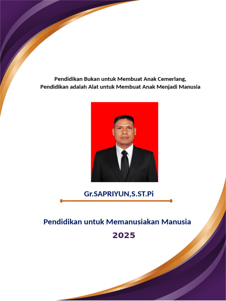 Pendidikan untuk Membentuk Manusia Utuh | PDF