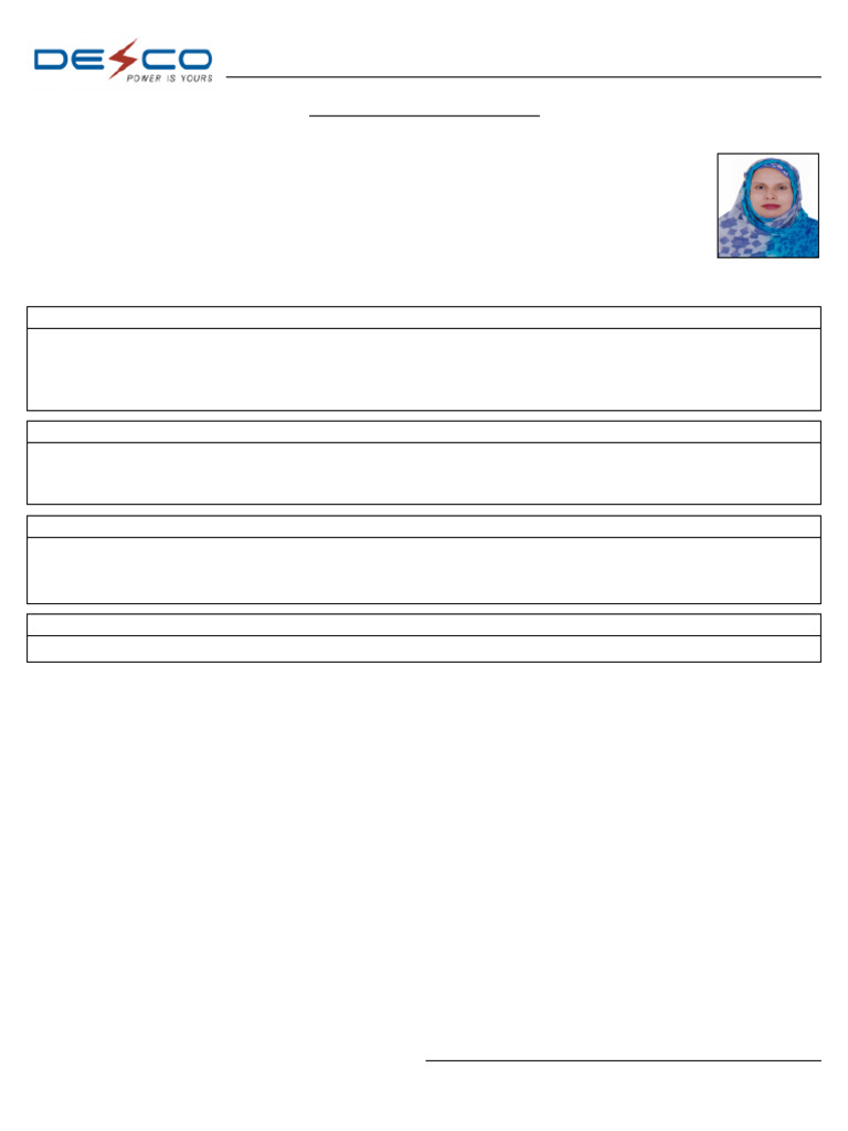 DESCO New Connection Application Form | PDF | Authentication