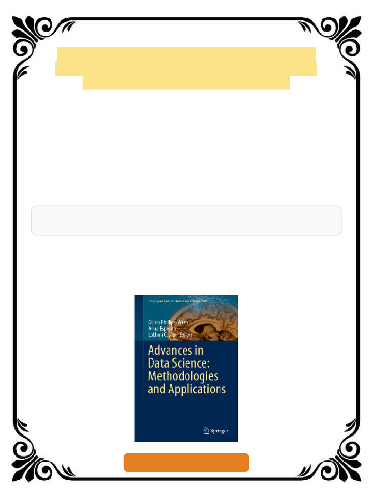 Advances in Data Science: Methodologies and Applications Gloria ...