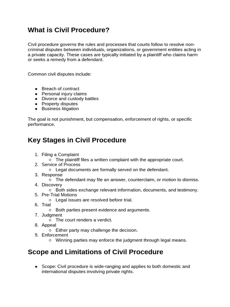 Introduction To Law Notes | PDF