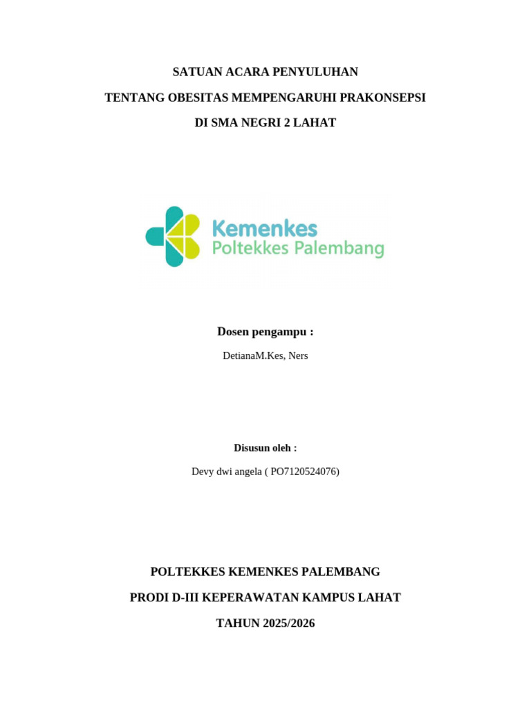 SAP Promkes Obesitas | PDF