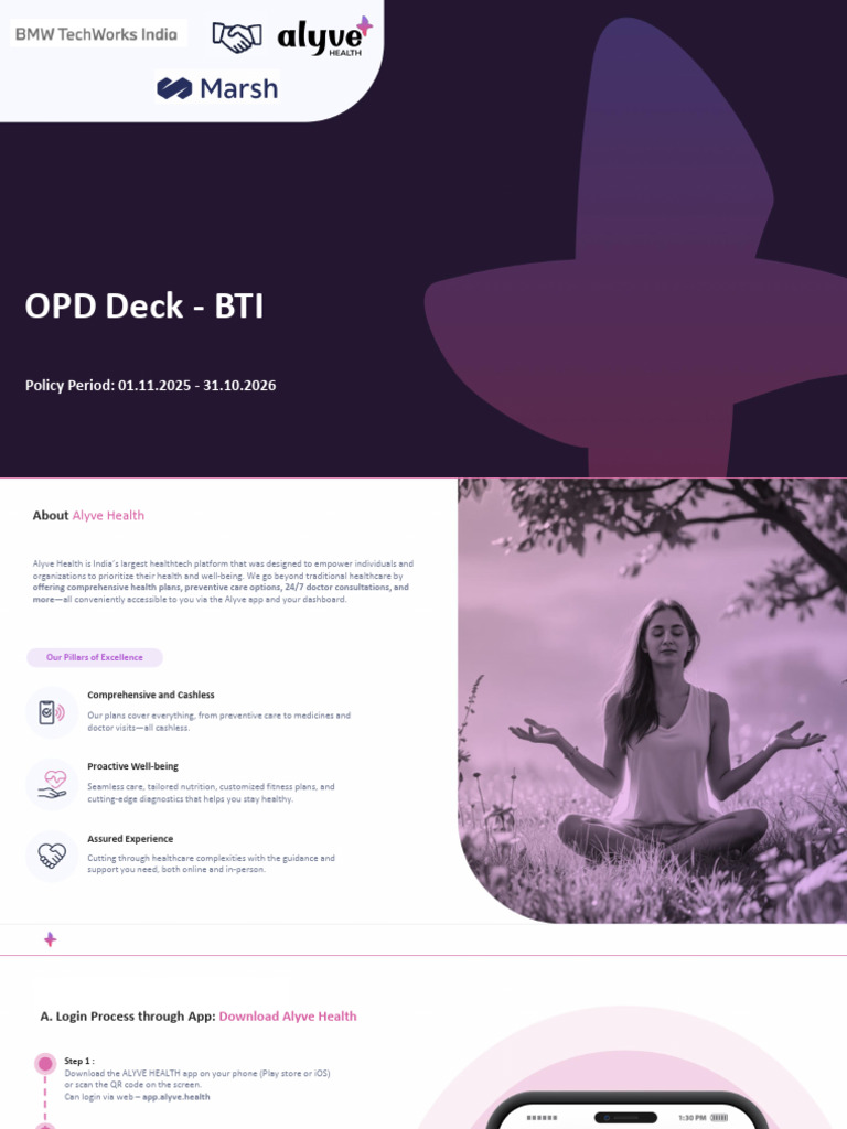 Alyve Health OPD Benefits Guide 2025-2026 | PDF | Medical Prescription ...