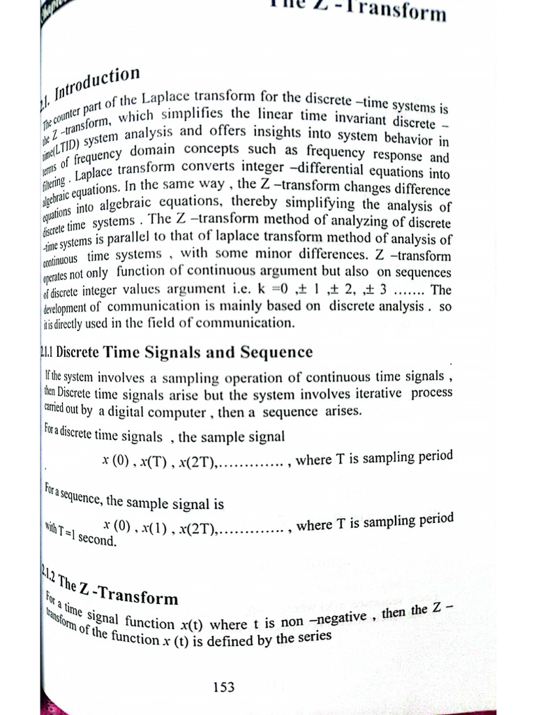 Copy of z-transform | PDF