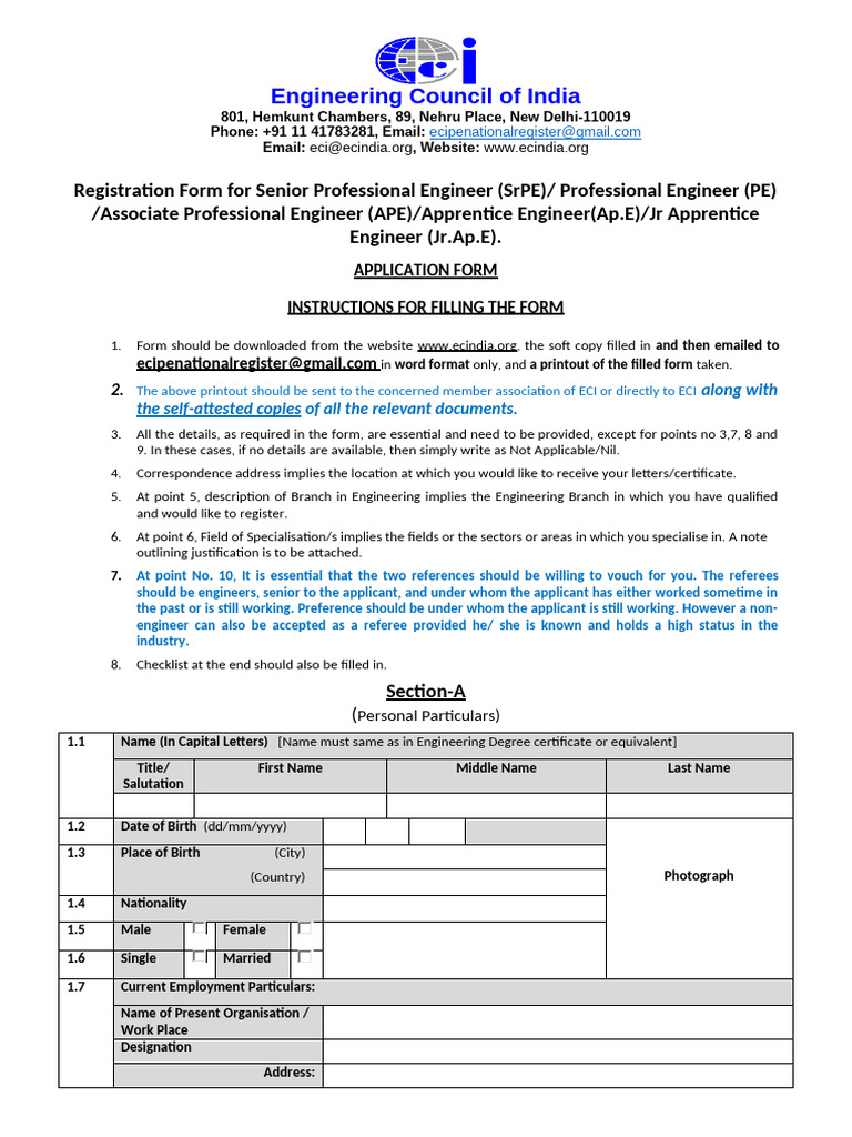 PE, APE, ApE, JrApE-Application Form-27!01!21 (1) | PDF