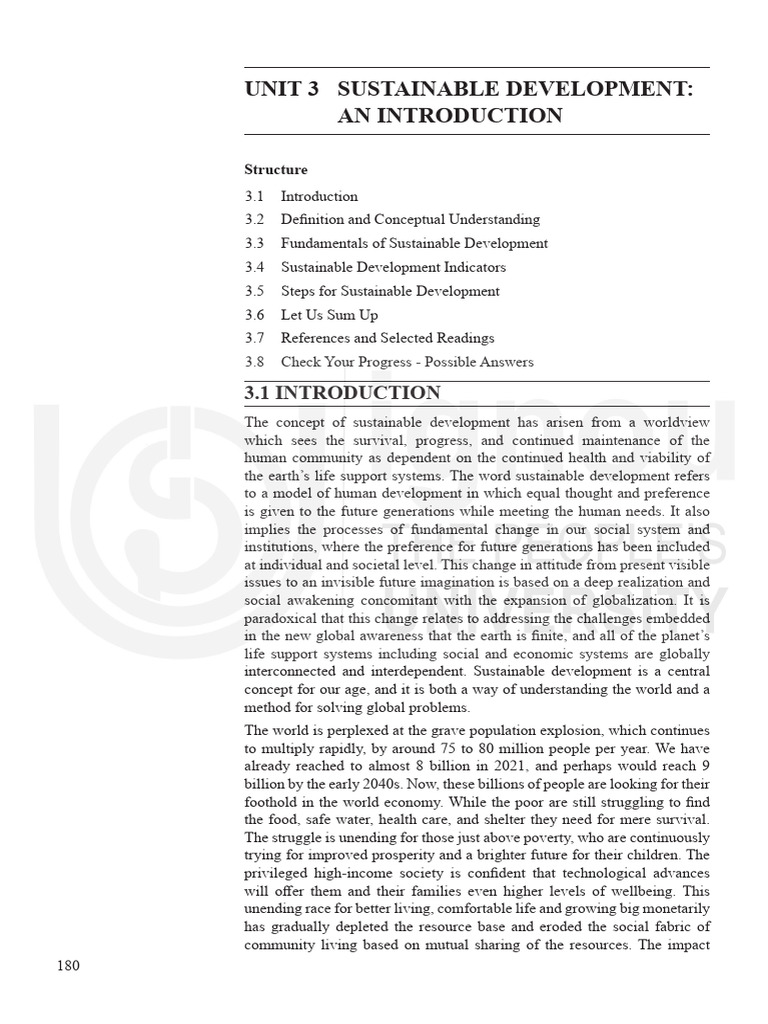 Introduction to Sustainable Development | PDF | Sustainability ...