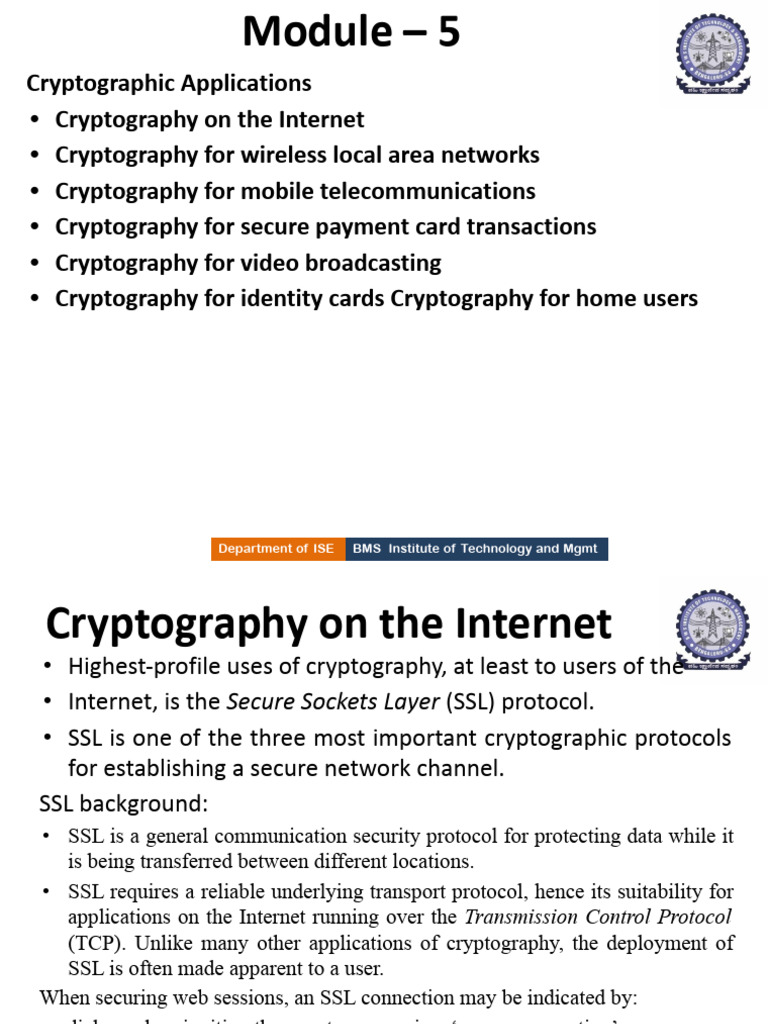 SSL Protocols in Cryptographic Applications | PDF | Transport Layer ...