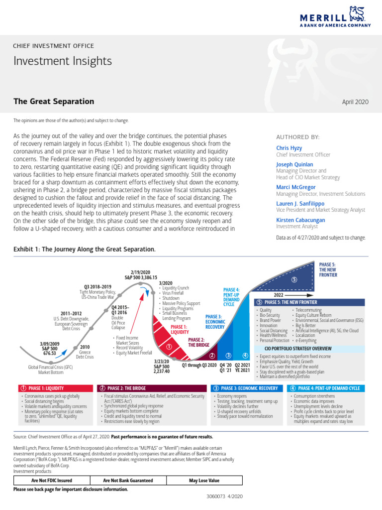 Investment Insights the Great Separation 1597765224 | PDF | Federal ...