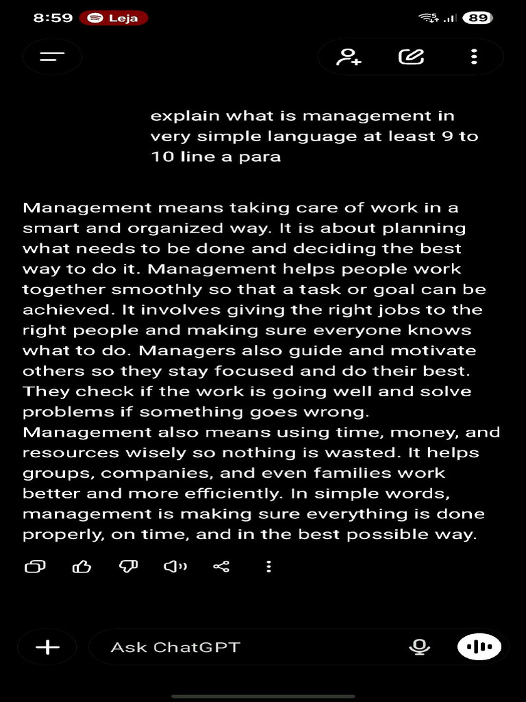 Management (Unit 1) | PDF