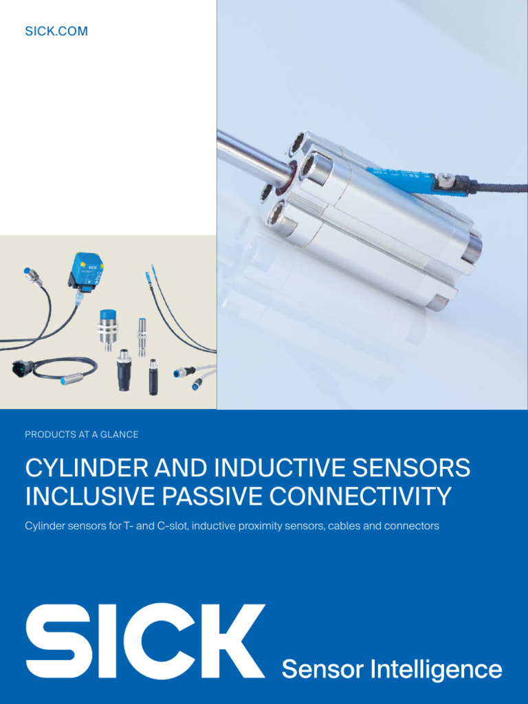 SICK Cylinder and Inductive Sensors Guide | PDF | Electrical Connector ...