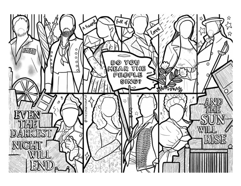 Broadway Coloring Page 5 | PDF