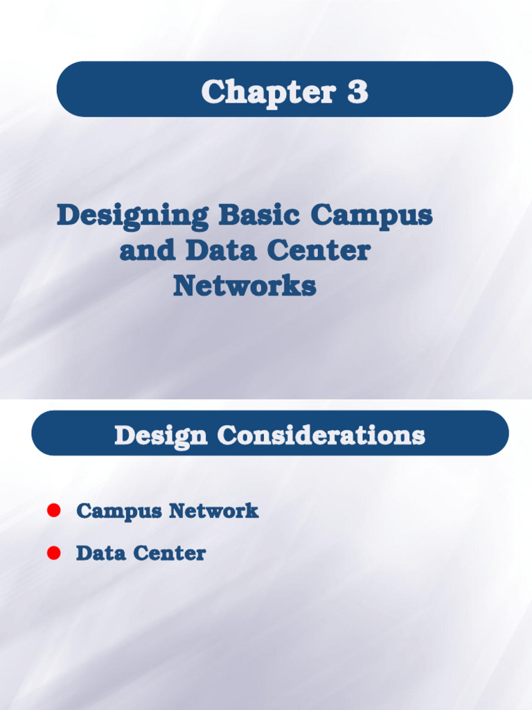 Designing Campus and Data Center Networks | PDF | Computer Network ...