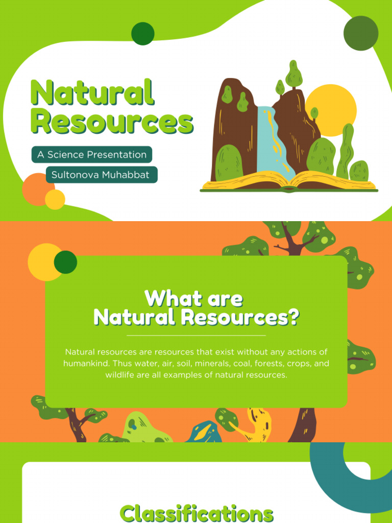 Natural Resources Science School Geography College Project Modern | PDF