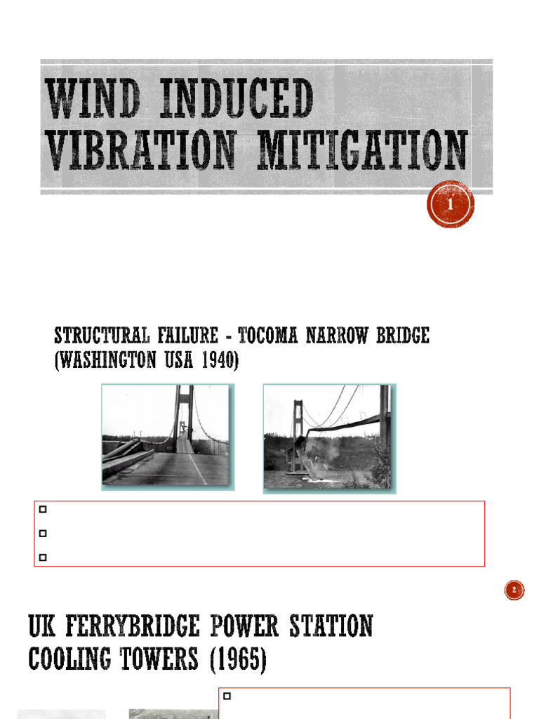 WIND ENGINEERING Lect 9 2024 - Wind Induced Vibration Mitigation | PDF ...