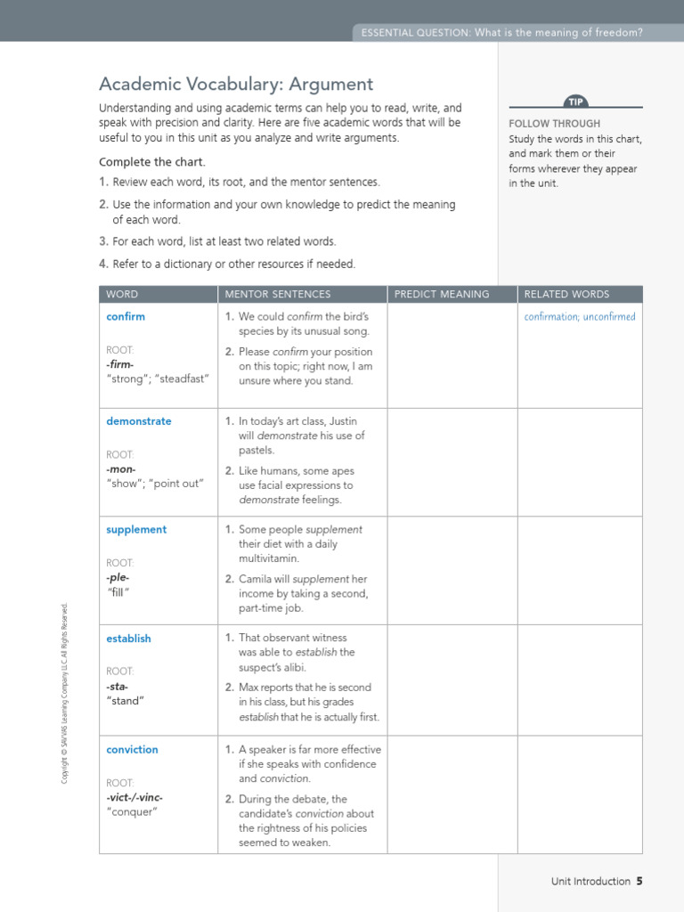 Student Edition Unit 1 PDF (1) 4-44 | PDF | United States Declaration ...