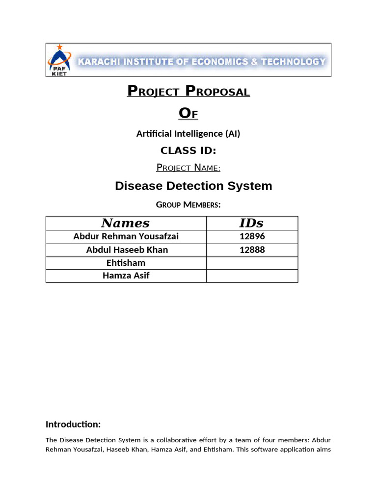 AI-Powered Disease Detection System | PDF | Medical Diagnosis | Medicine