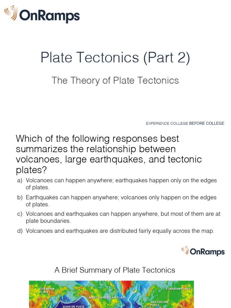 Understanding Plate Tectonics and Boundaries | PDF