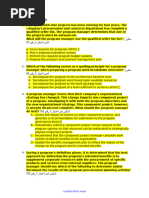 PgMP Exam Practice Questions and Answers | PDF | Business
