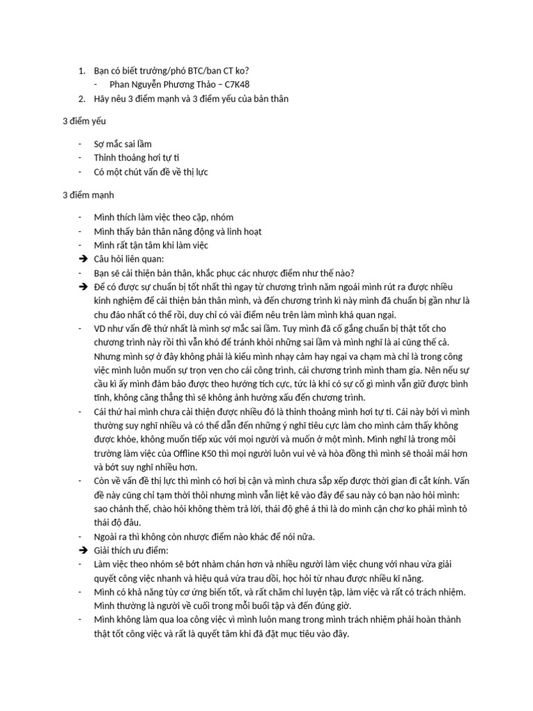 Interview Sample | PDF