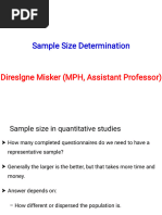 OpenEpi Sample Size Calculator Guide | PDF | Standard Error | Sampling ...