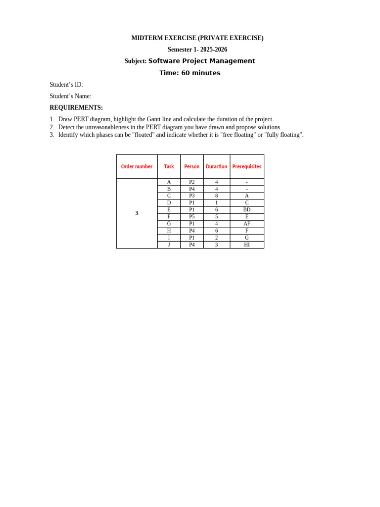 Midterm Exercise | PDF