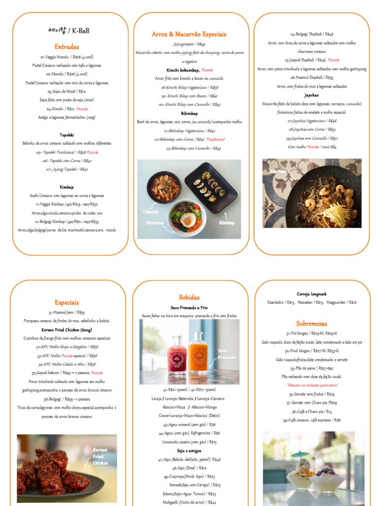 Menu Portugues | PDF | Culinária | Culináriar